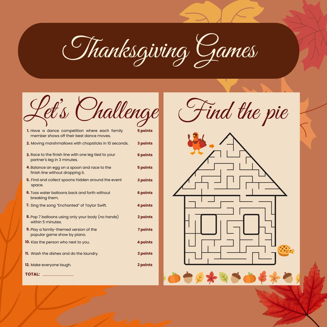 Thanksgiving Game, Thanksgiving Bingo, Thanksgiving Games, Family ...