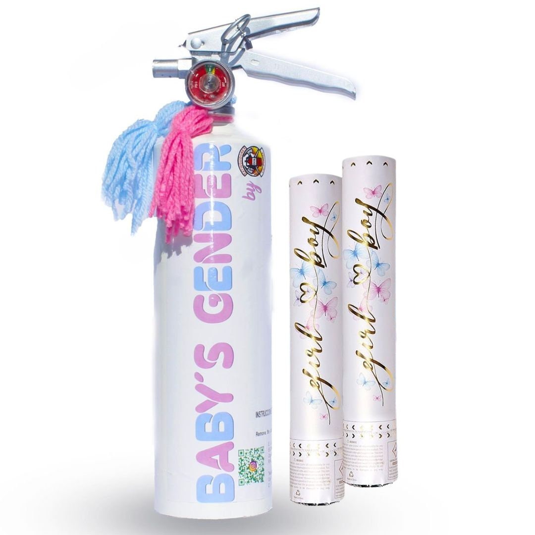 Babys Gender Reveal Powder Blaster/extinguisher Gender Reveal Pink or ...