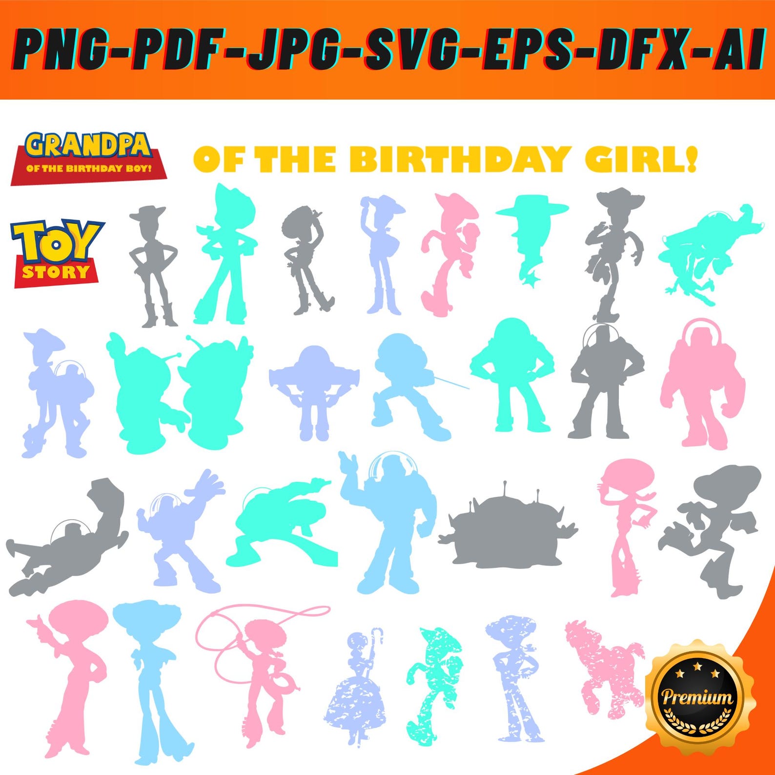 Toy Story FONT SVG, Toy Story SVG, Toy Story Letters, Toy Story ...