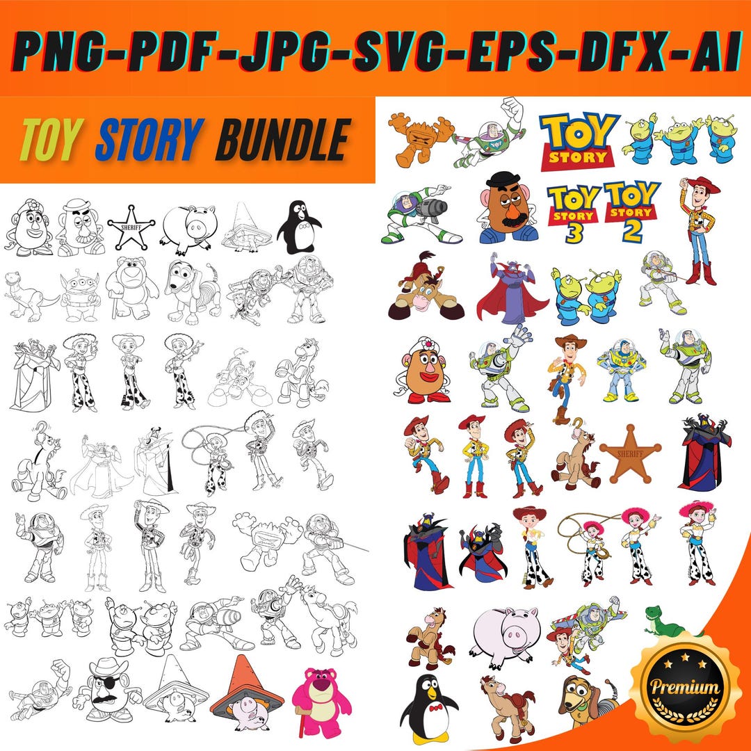 Toy Story FONT SVG, Toy Story SVG, Toy Story Letters, Toy Story ...