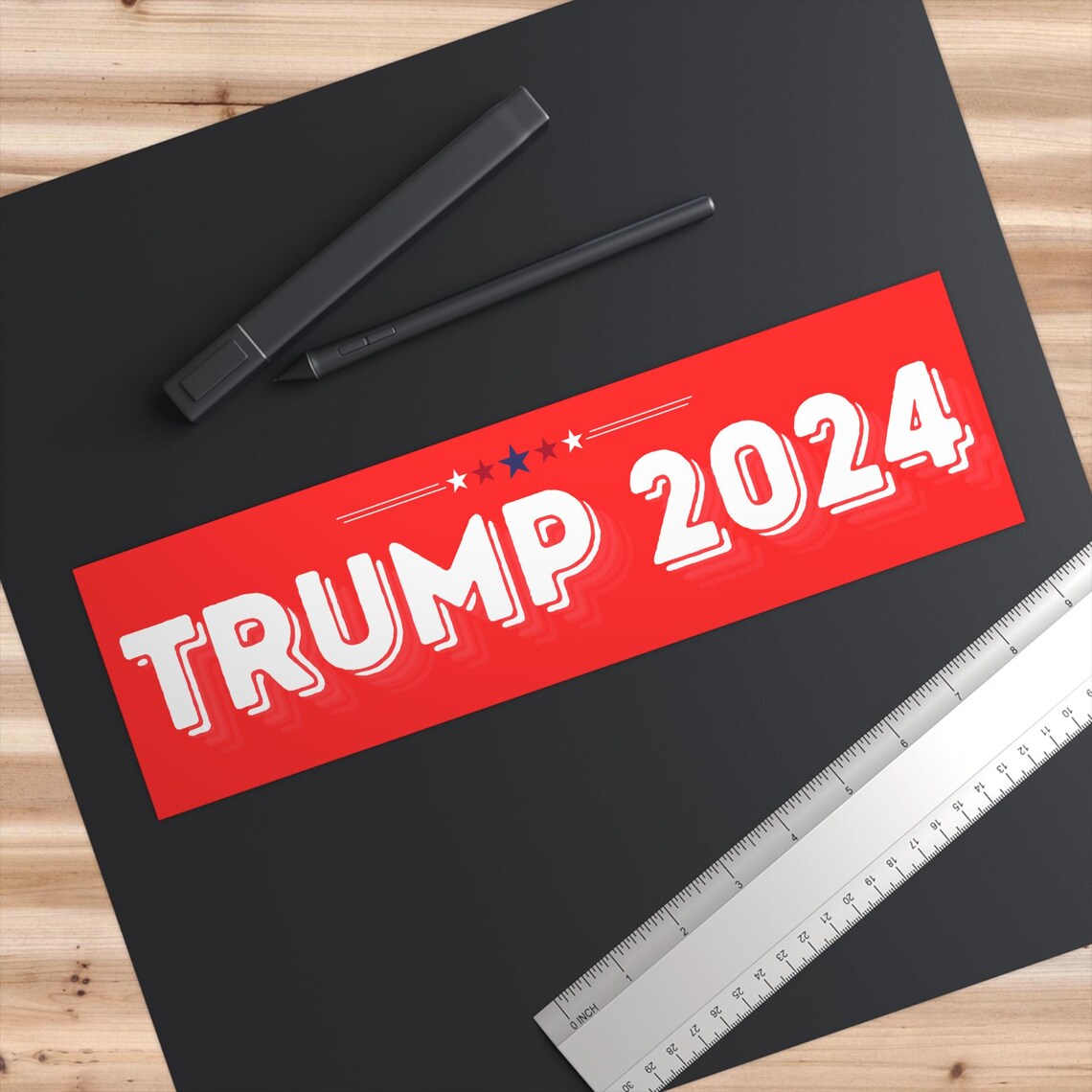 Trump Vance 2024 Decal Bumper Sticker Trump Political Bumper Sticker Vp ...