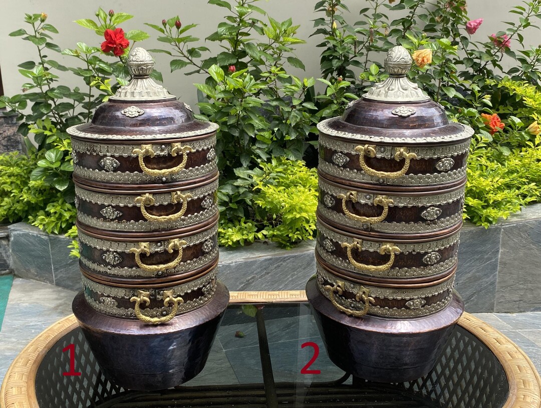 Traditional Momo Making Utensil Made With Copper, White Metal and Brass ...