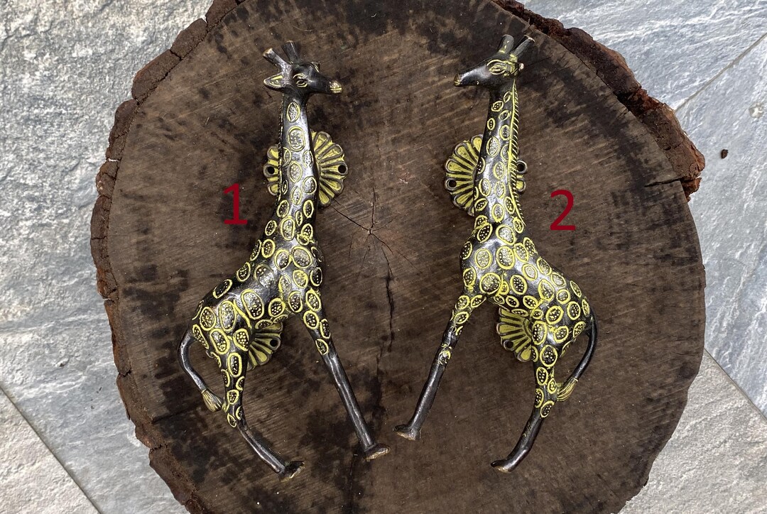 Handcrafted Brass Giraffe Door Handle: Wildlife Home Decor - Etsy