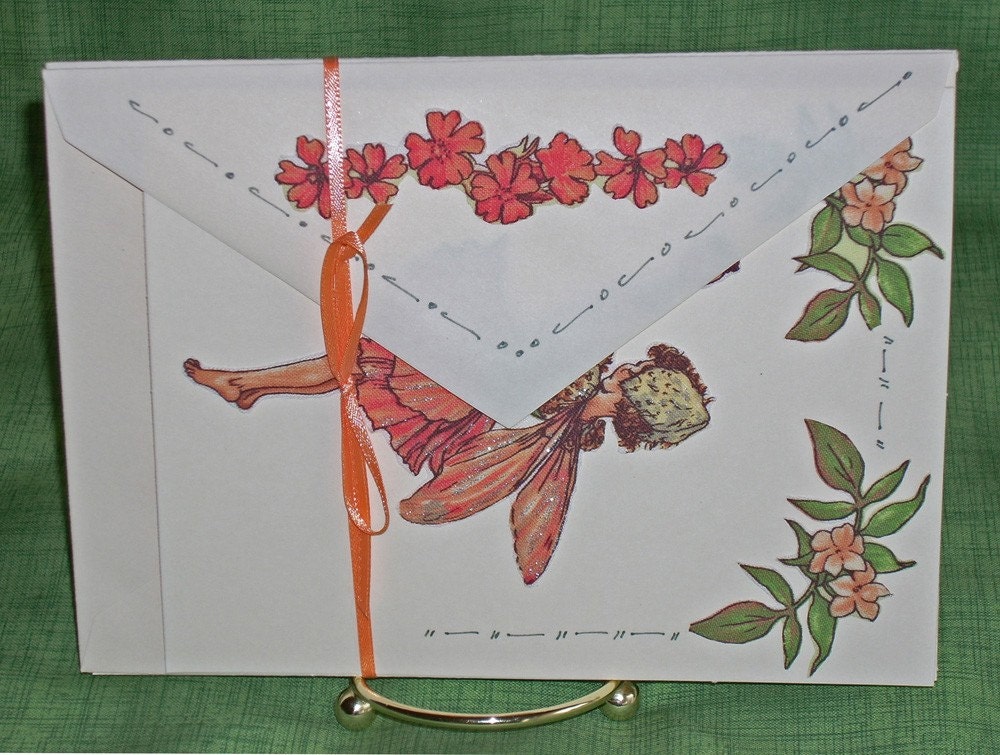 NOTE Cards/sweet Fairies/ Blank Note Cards/ Set of 3 Note - Etsy
