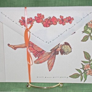NOTE Cards/sweet Fairies/ Blank Note Cards/ Set of 3 Note Cards/fabric ...