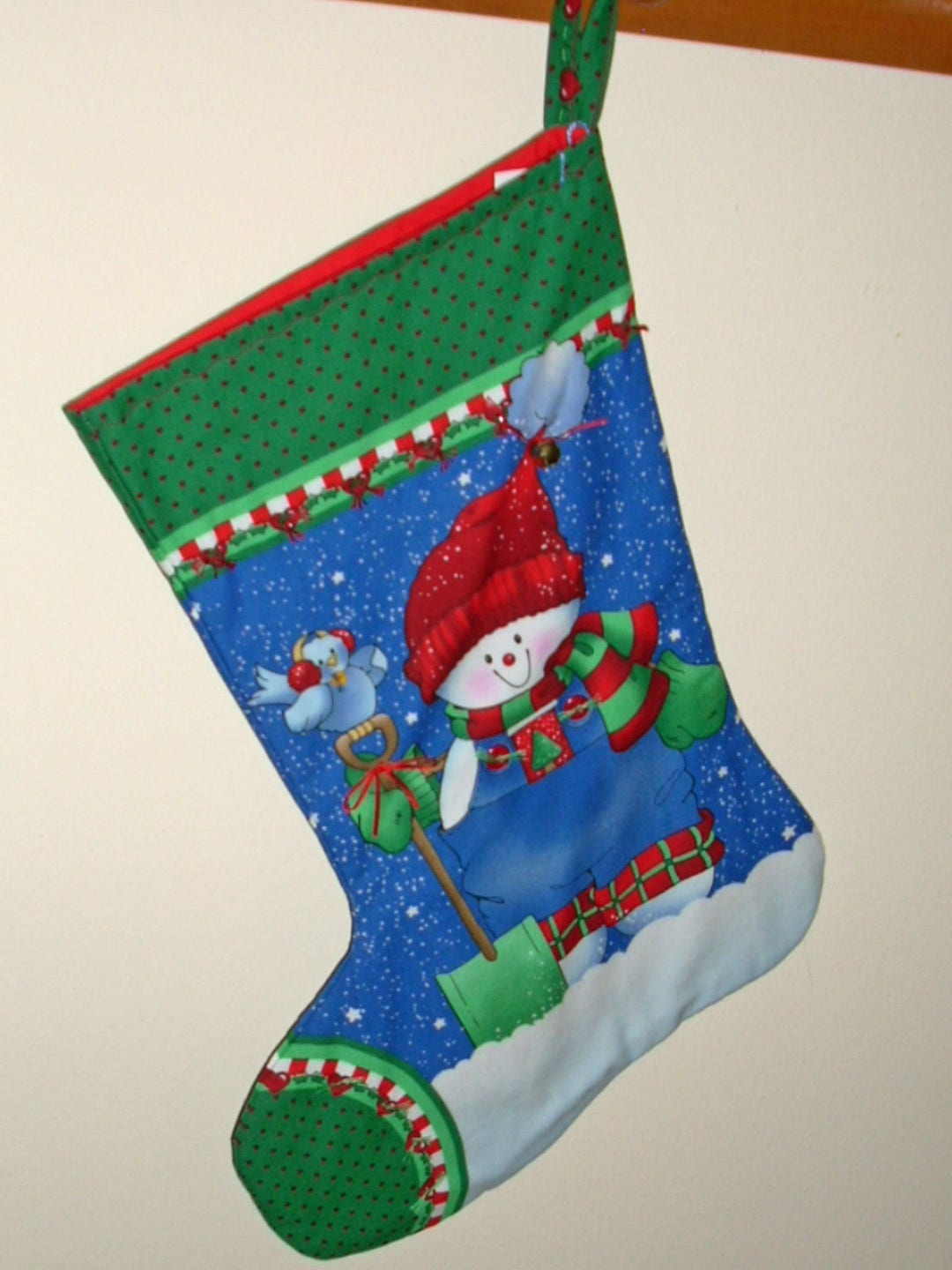 CHRISTMAS Stocking/handmade Stocking/christmas Decoration/cotton Fabric ...