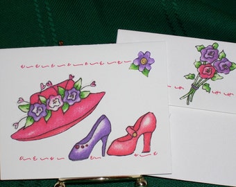 Red Hat Birthday Cards - Etsy