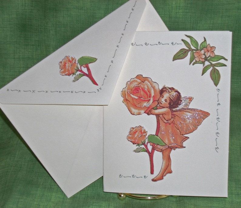 NOTE Cards/sweet Fairies/ Blank Note Cards/ Set of 3 Note - Etsy