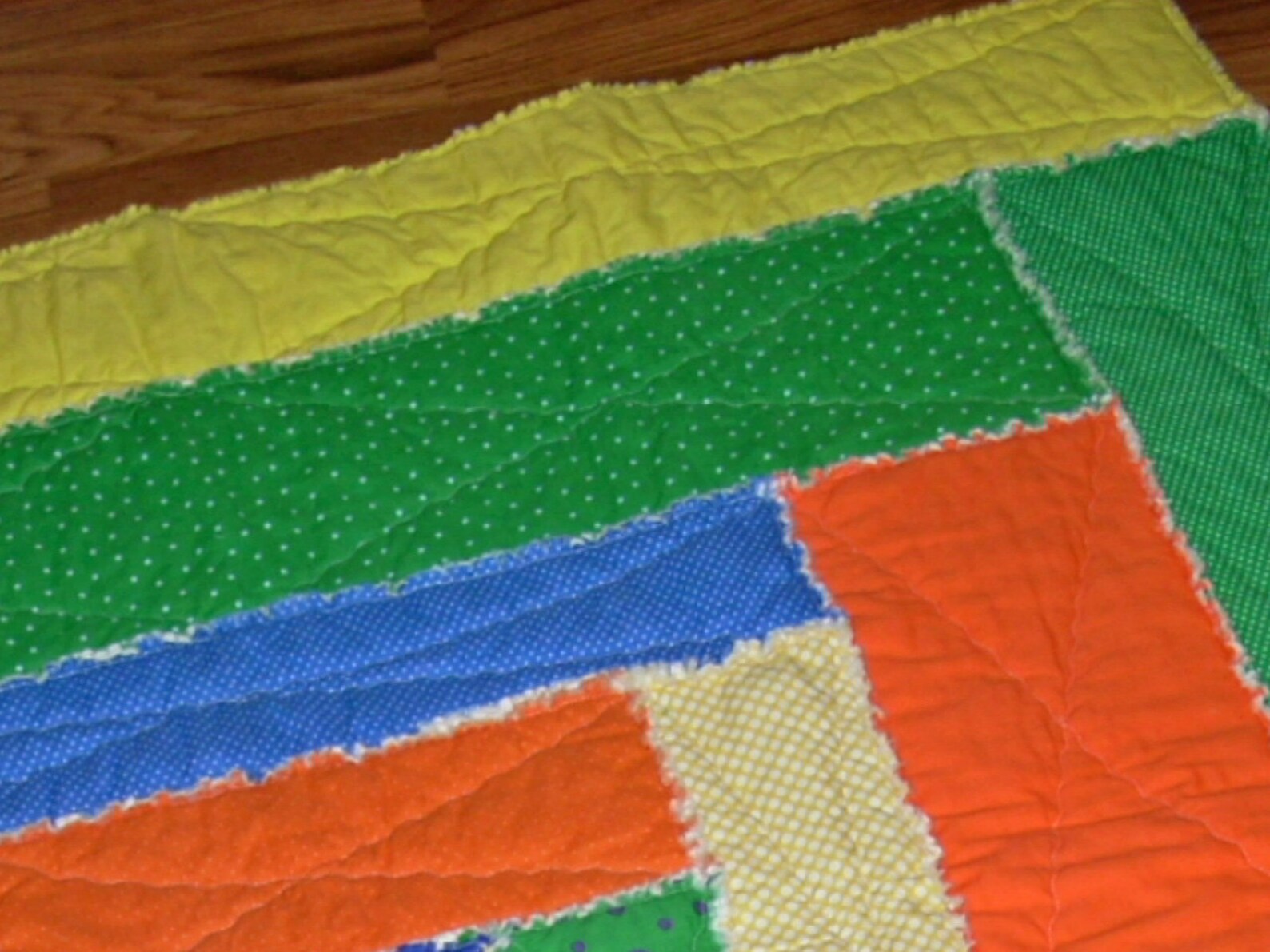 CHILD'S Quilt/pallet Quilt//rag Patchwork/handmade Quilt/primary Colors ...