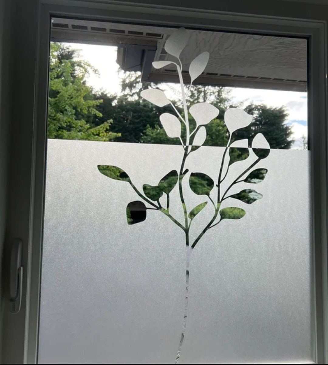 Privacy Window Film Frosted Glass Decor Window, Window Stickers - Etsy ...