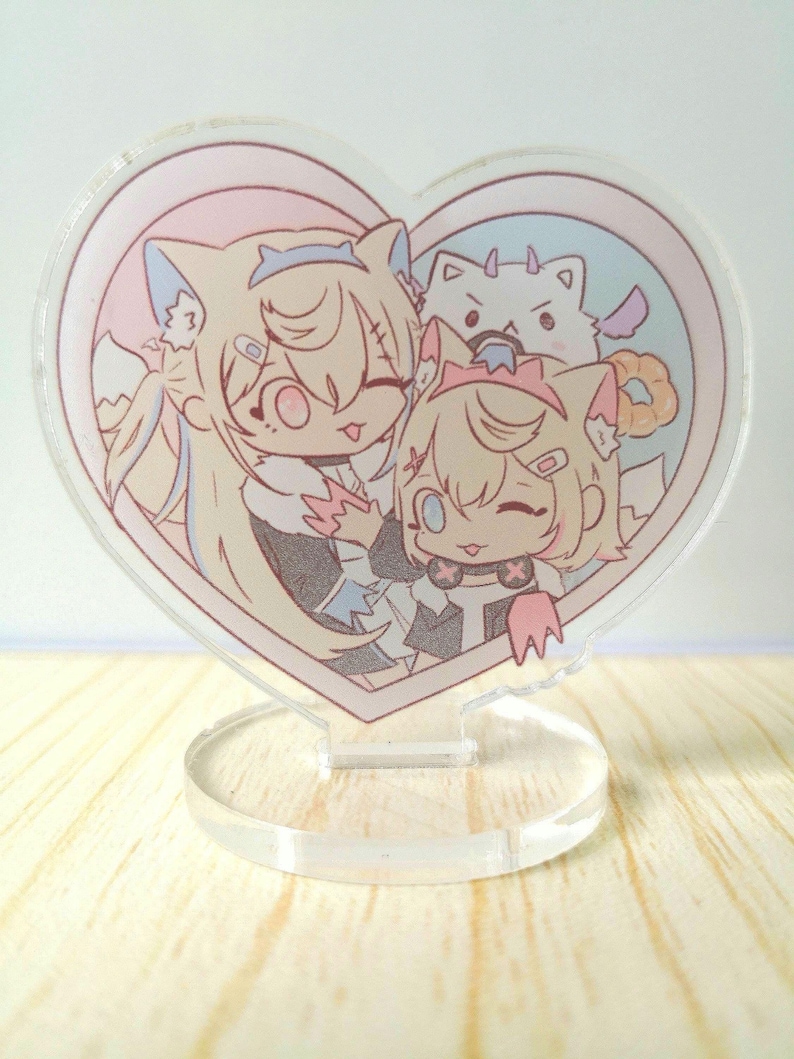 Fuwamoco Mini Standee | Fuwamoco Mini Acrylic Stand | Hololive Acrylic ...