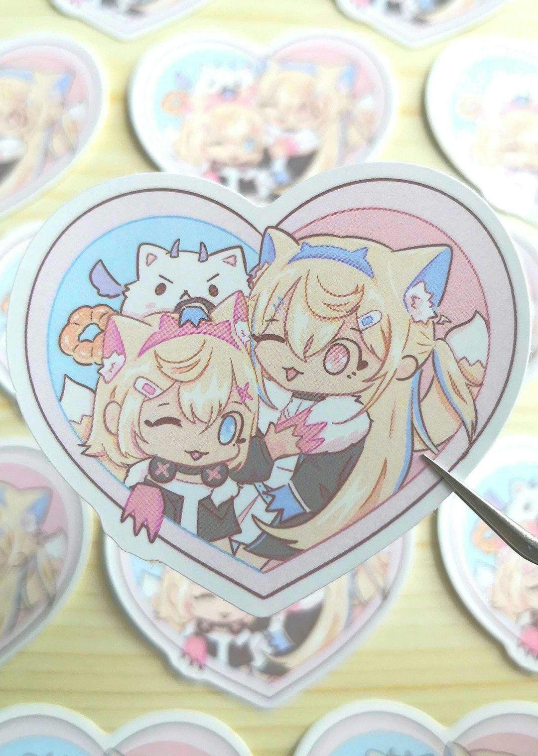 Hololive Fuwamoco Sticker | Hololive Sticker | Fuwamoco | Holoen ...