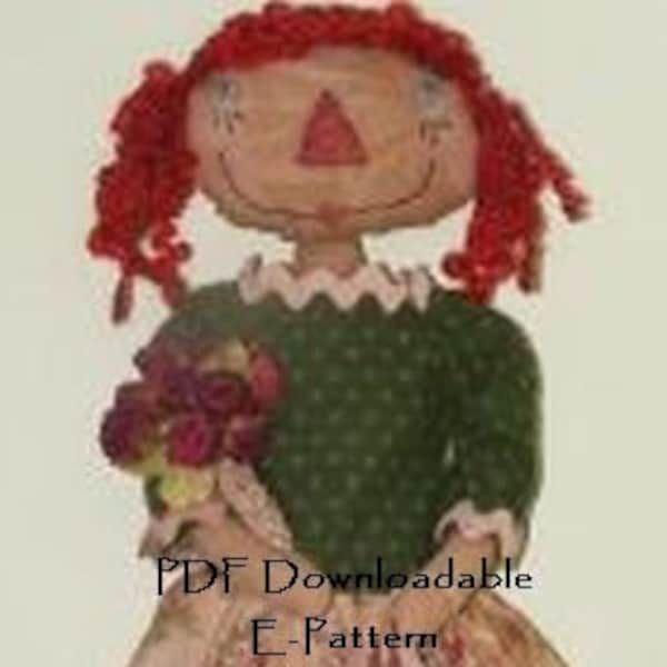 Raggedy Annie Doll - Etsy