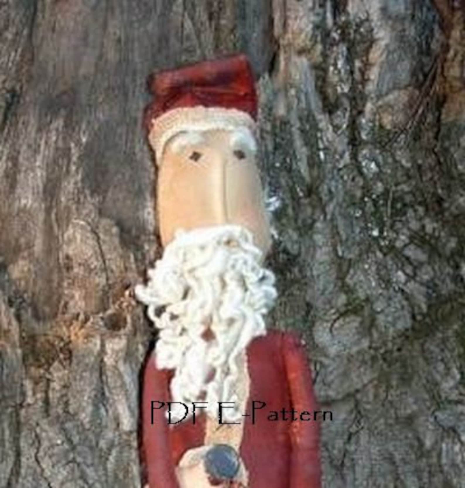 PDF Downloadable Pattern - St. Nick Santa Doll E-pattern - Hafair, OFG ...
