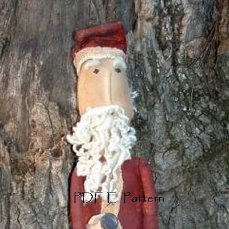 Primitive Santa Pattern - Etsy