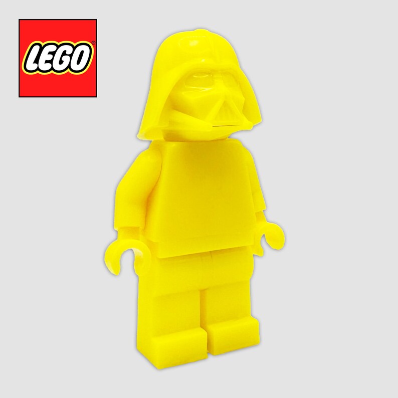 LEGO® Darth Vader PROTOTYPE Neon Yellow - Etsy
