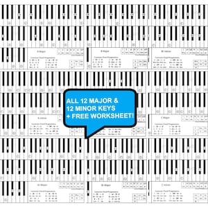 Piano Complete Chords Bundle - Etsy