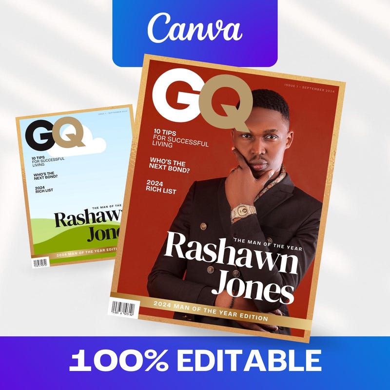 Fashion Magazine Backdrop - Etsy