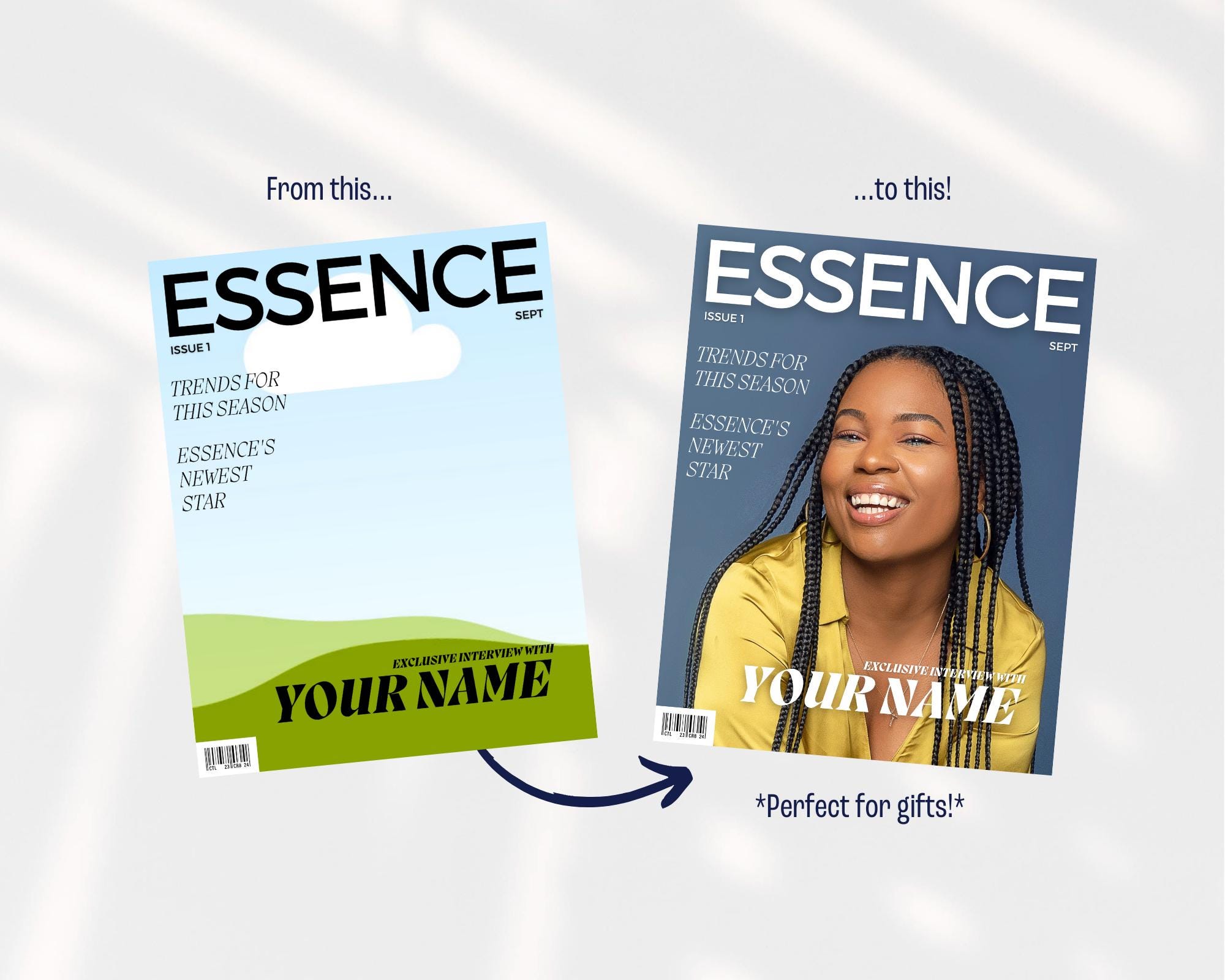Customizable Lifestyle Magazine Cover Canva Template (digital Download ...