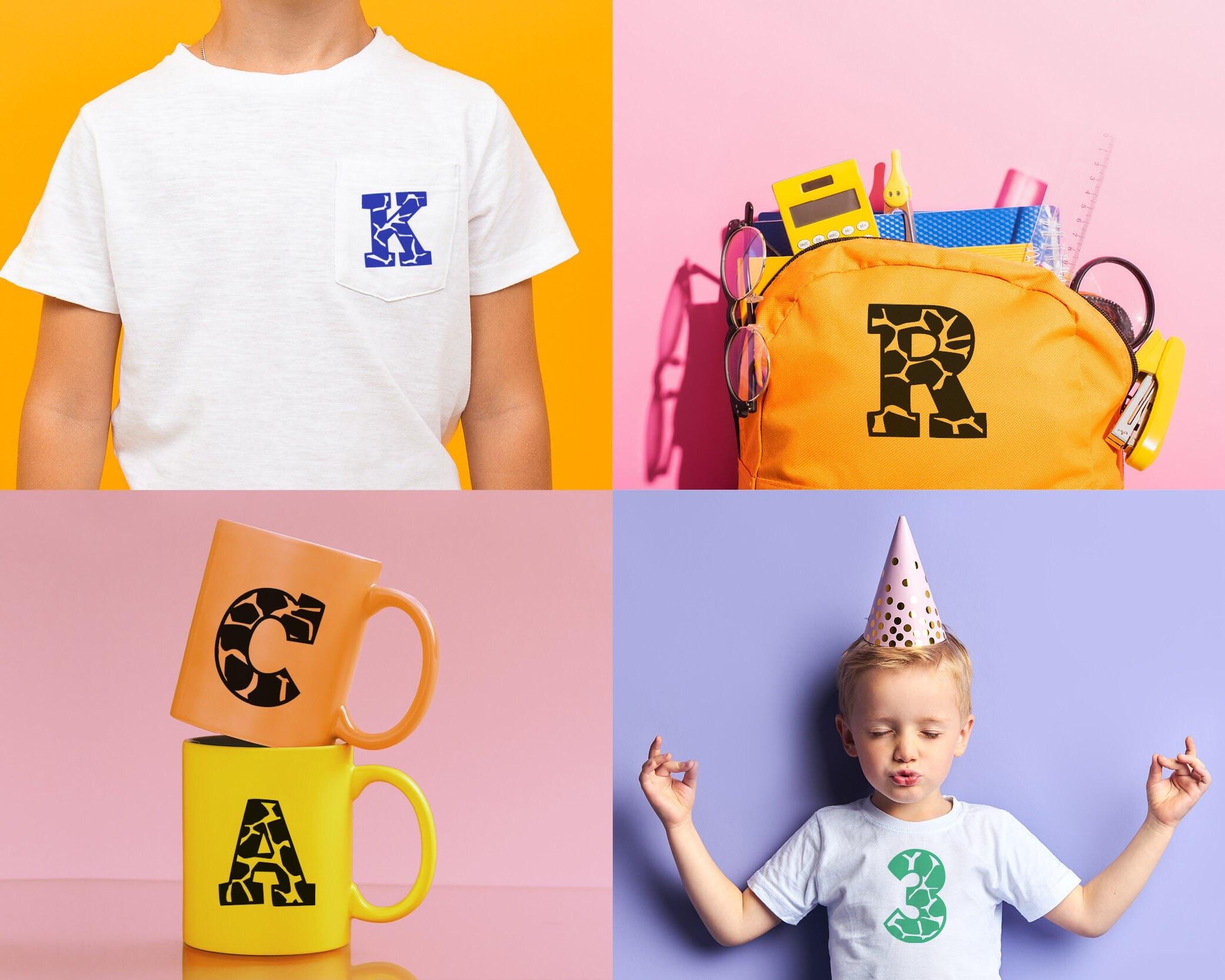 Giraffe Print Letters A-Z: DIY Cut File for Cricut, Silhouette (SVG ...