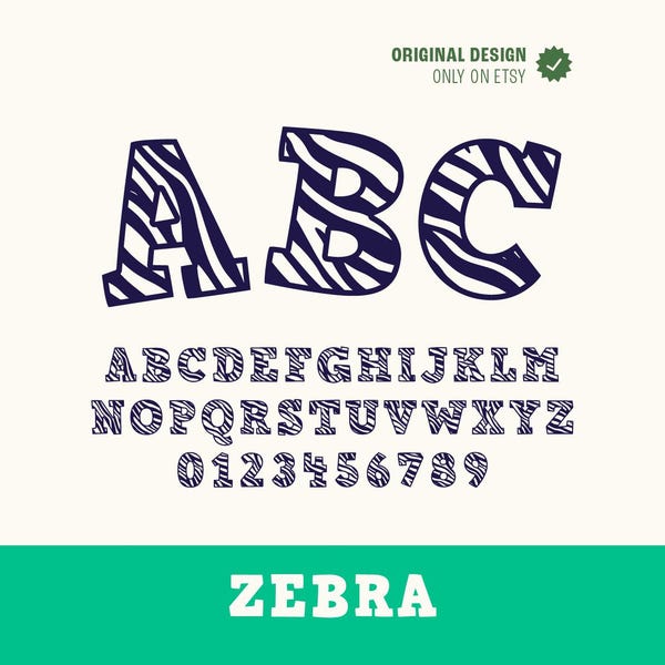 Zebra Theme Party - Etsy
