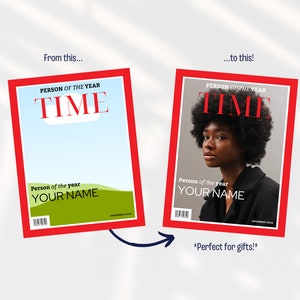 News Magazine Cover Canva Template | Custom Magazine Cover | Canva ...