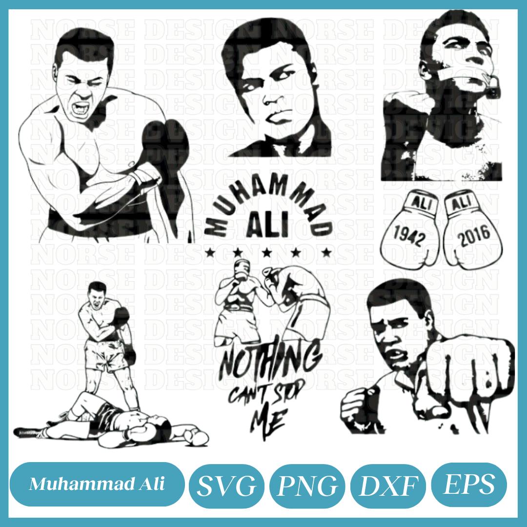 Muhammad Ali Svg, Muhammad Ali Png, Muhammad Ali Clip Art, Muhammad Ali ...