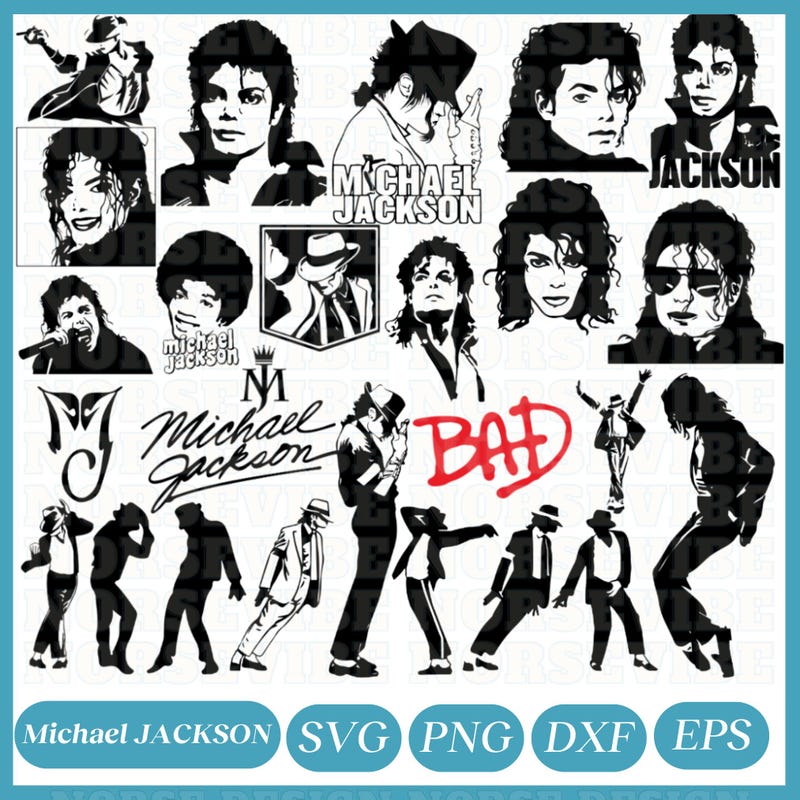 Michael Jackson Svg - Etsy