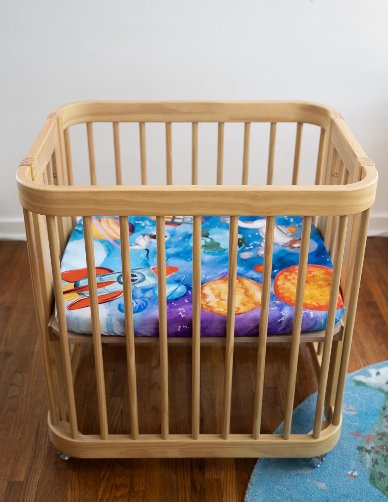 Nestig Mini Compatible: Space Crib Sheet - Etsy