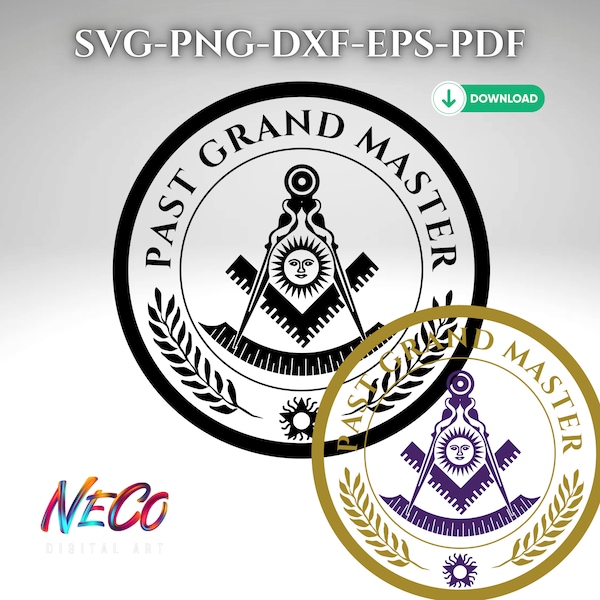 Masonic Past Master Silhouette - Etsy