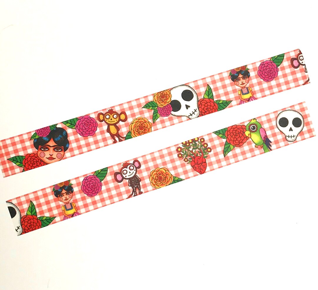 Frida Kahlo Washi Tape Planner Tape - Etsy