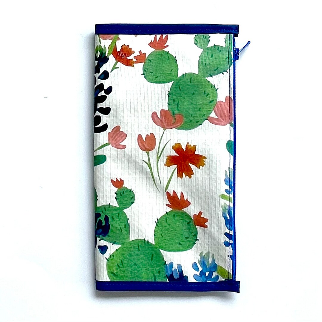 Zipper Pouch Wallet Insert Cactus Garden Design Made to Order Dori ...