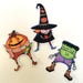 Halloween Die Cuts Pumpkin Witch Frankenstein Scrapbook Planner ...