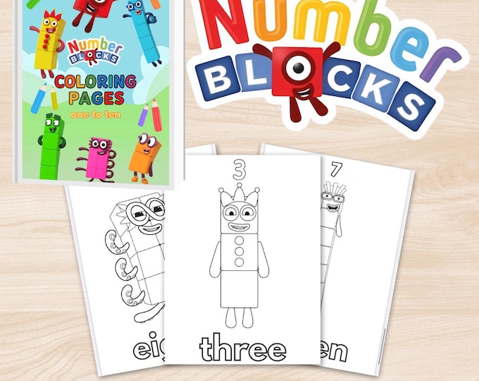 Numberblocks Dot Marker Worksheets 1-10: Fine Motor Skills (digital ...