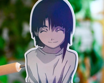Lainpilled Serial Experiments Lain Glitter Vinyl Waterproof Sticker - Etsy
