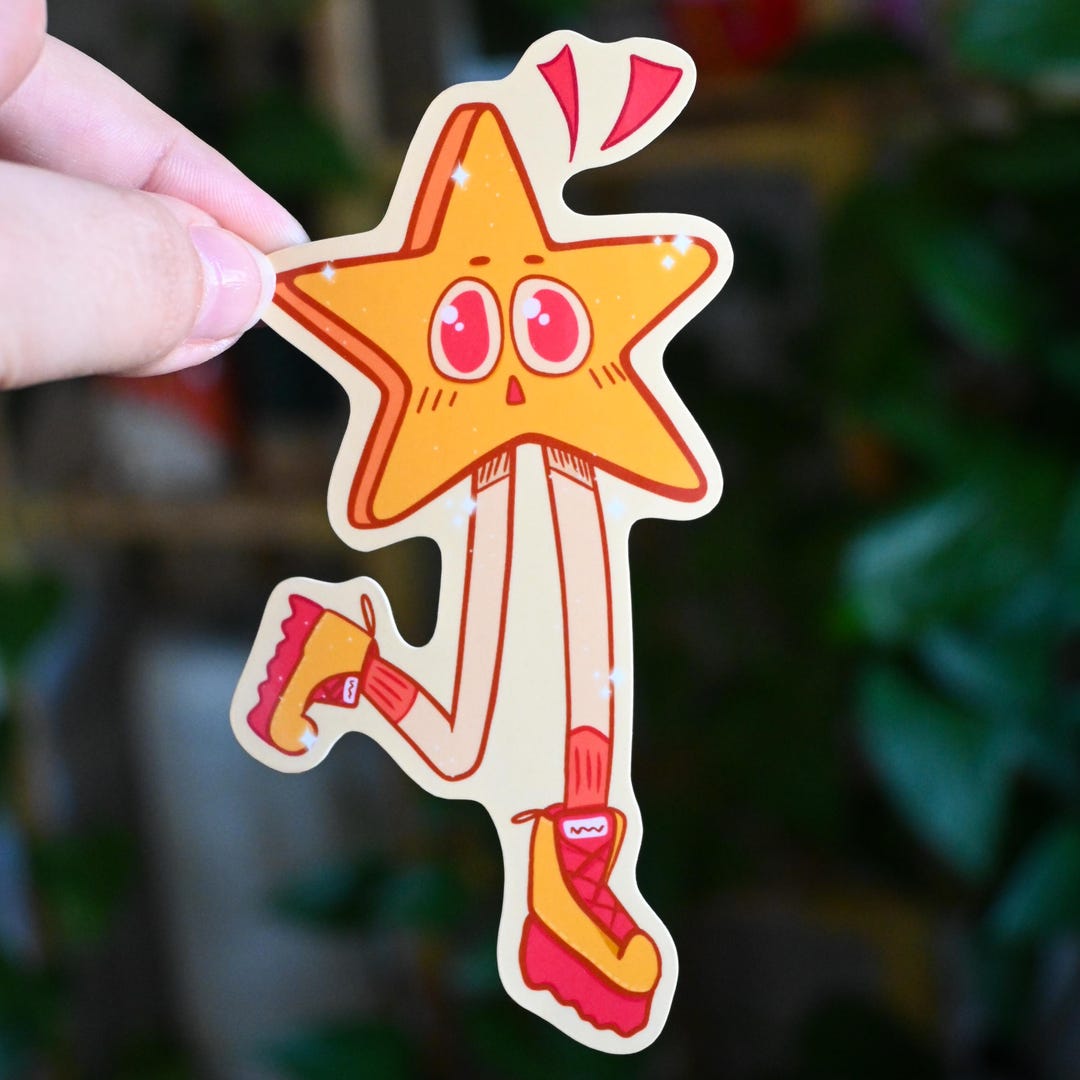 Vinyl Sticker | Cute Star Boy Sticker | Vinyl Decal | Water Resistant ...