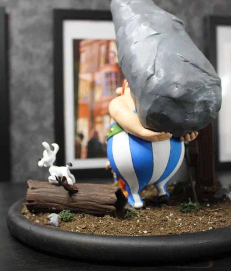 Asterix and Obelix Diorama 3D Figure STL File , Asterix and Obelix 3D ...