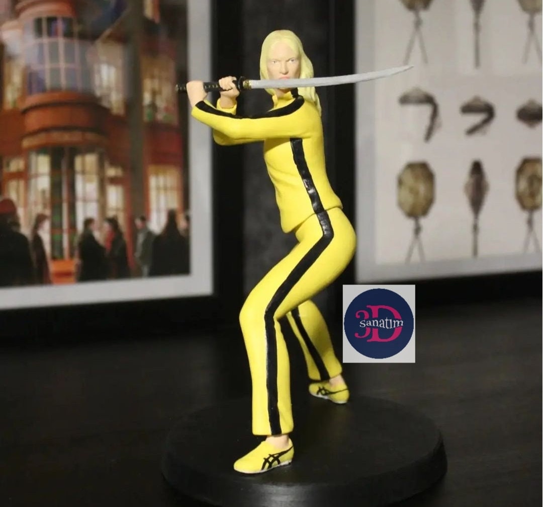 Kill Bill Character 3D STL File, Kill Bill Character 3D Figure STL ...