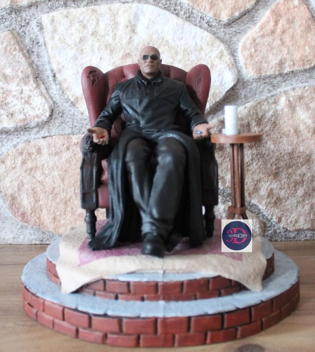 The Matrix Morpheus 3D STL File, the Matrix Morpheus 3D Figure STL ...