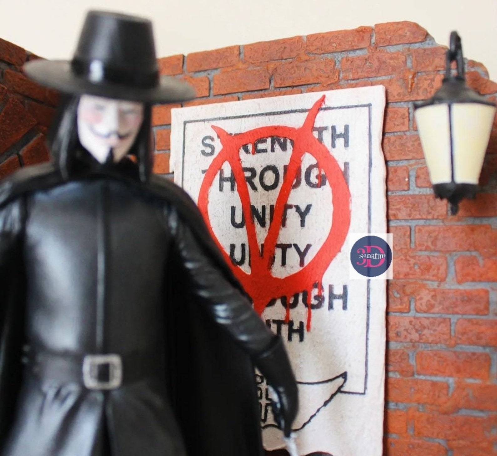 V for Vendetta 3D Figure, Collection 3D V for Vendetta Figure, Amazing ...