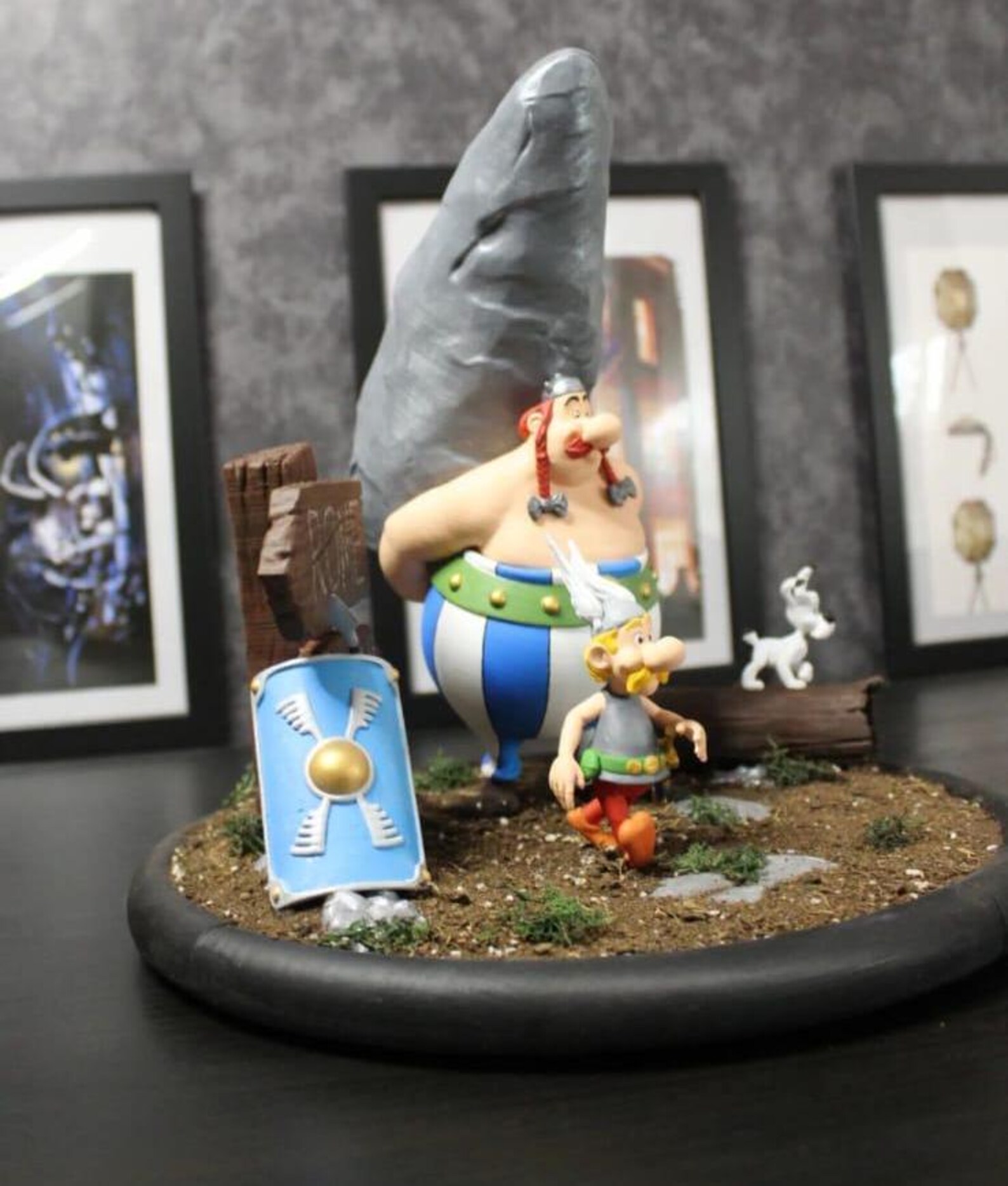 Asterix and Obelix Diorama 3D Figure STL File , Asterix and Obelix 3D ...