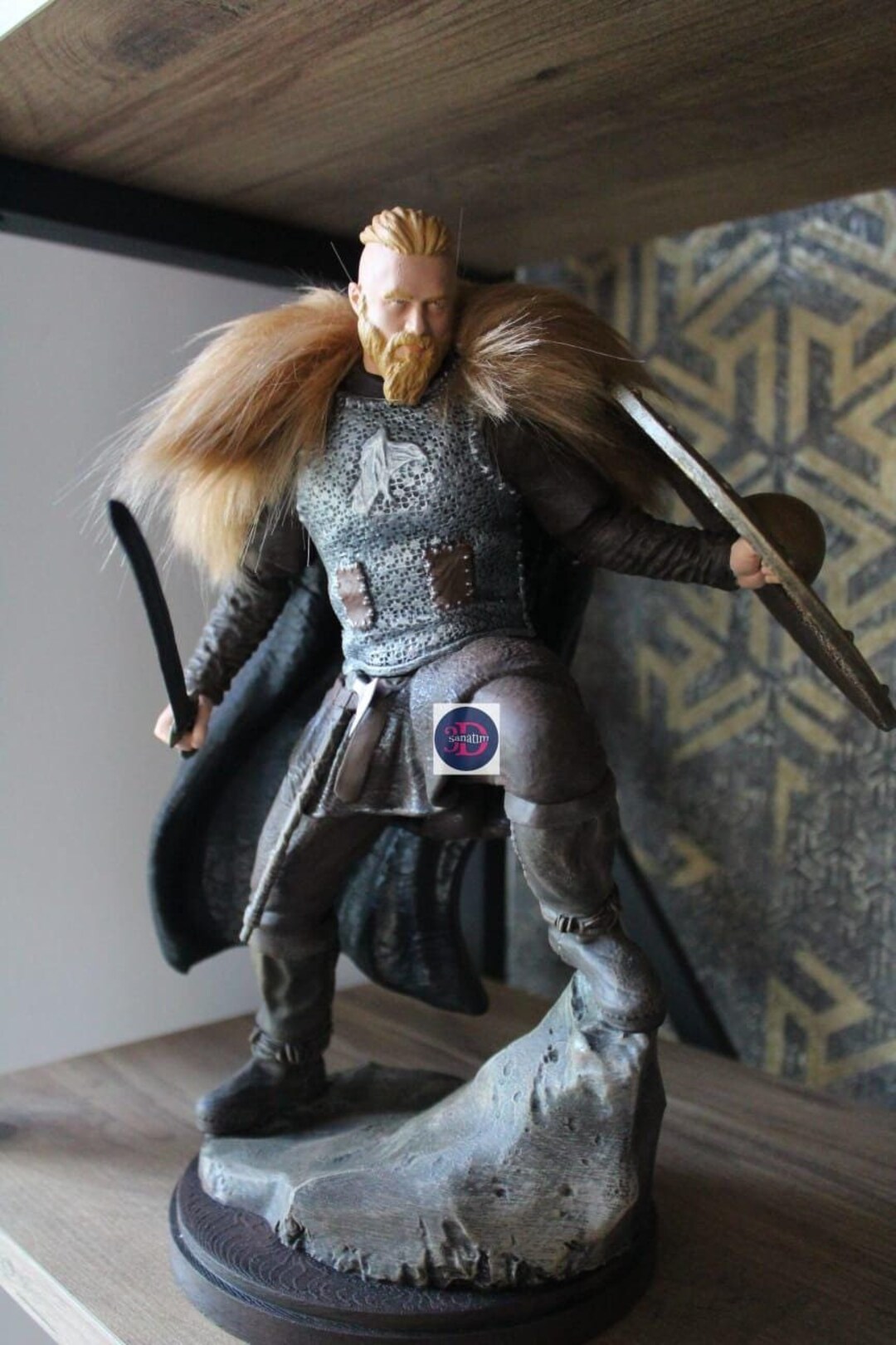 Valhalla Ragnar Lothbrok 3D STL File, Valhalla Ragnar Figure Stl ...