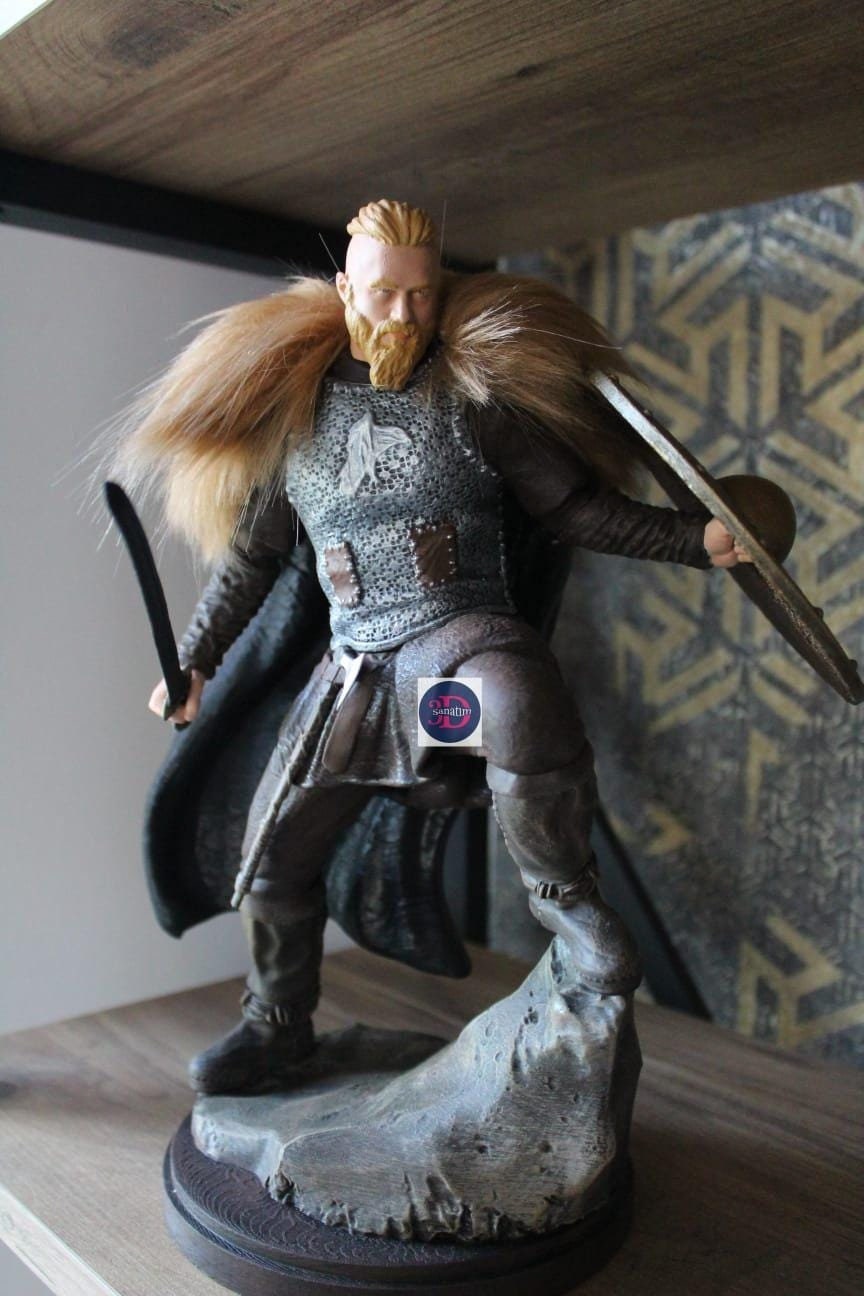 Valhalla Ragnar Lothbrok 3D STL File, Valhalla Ragnar Figure Stl ...