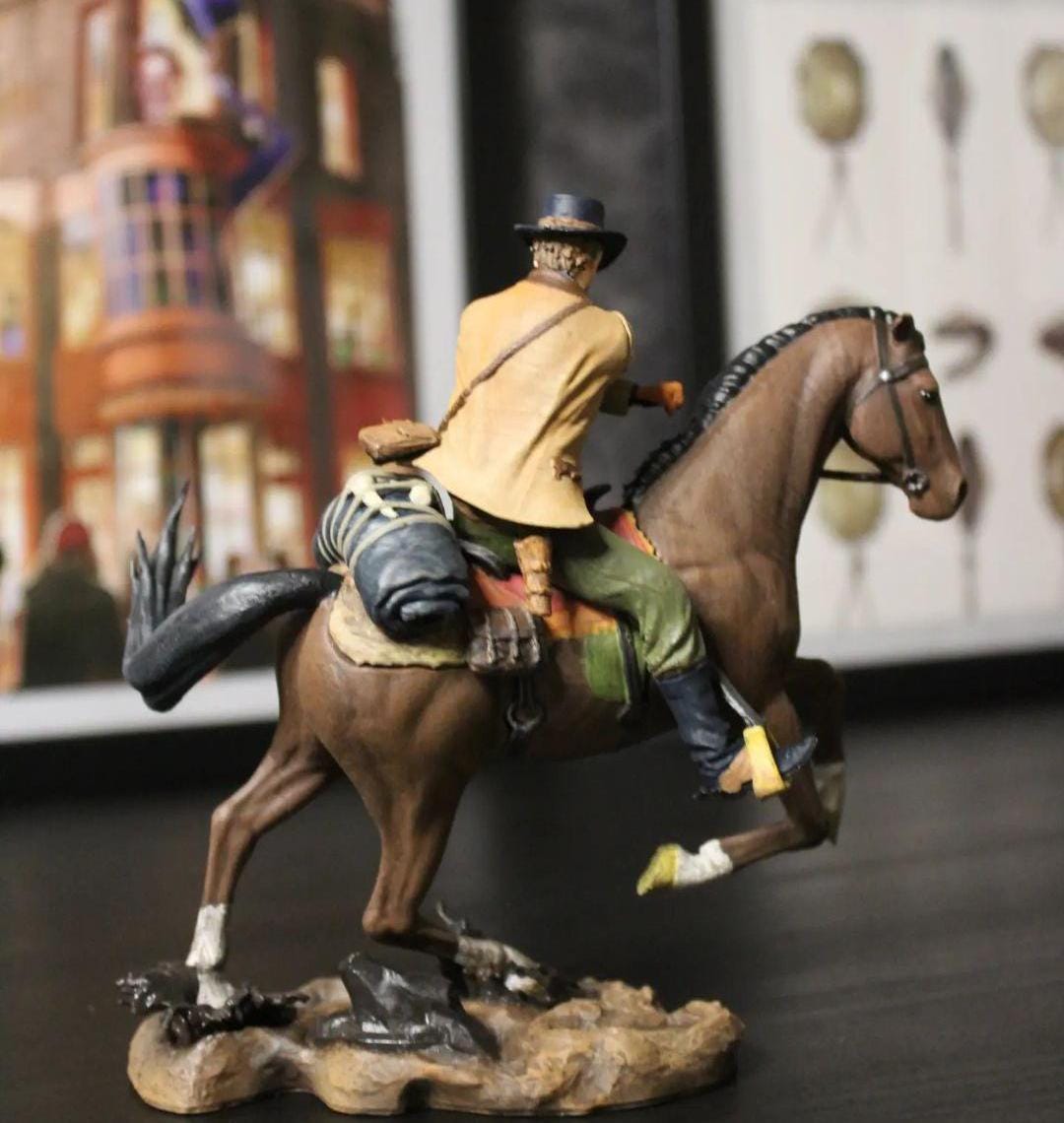 Archivo STL de la figura 3D del diorama Arthur Morgan de RDR, archivo ...