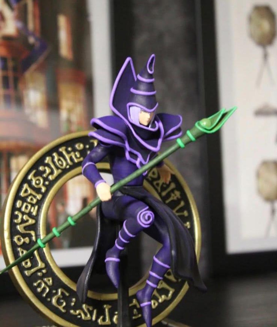 Dark Magician 3D Figure STL File, Dark Magician Character Figure STL ...