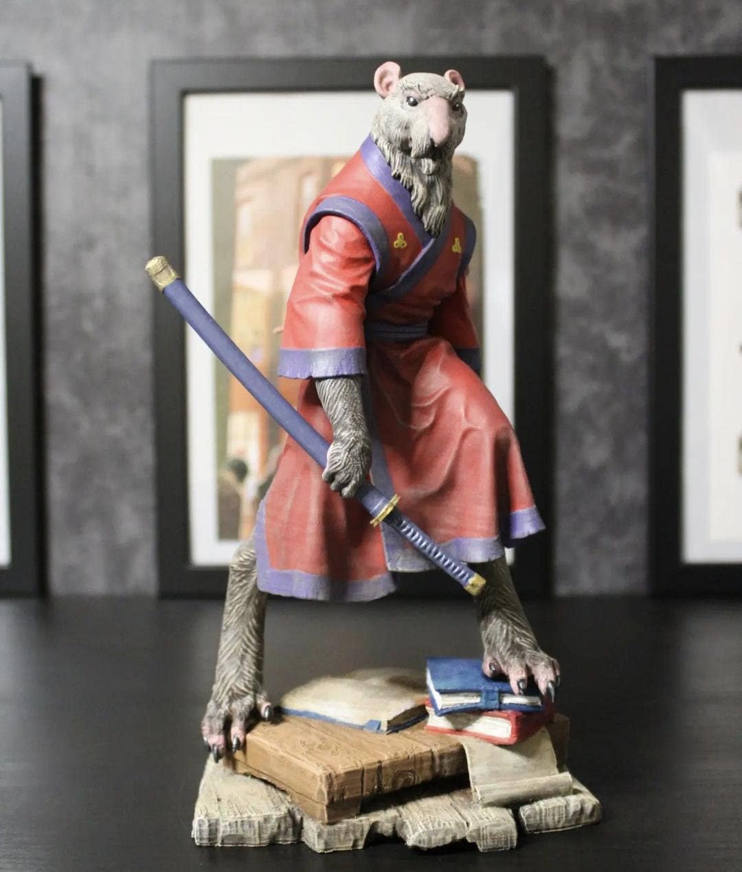 Master Splinter 3D Figure STL File, Master Splinter Character Figure ...