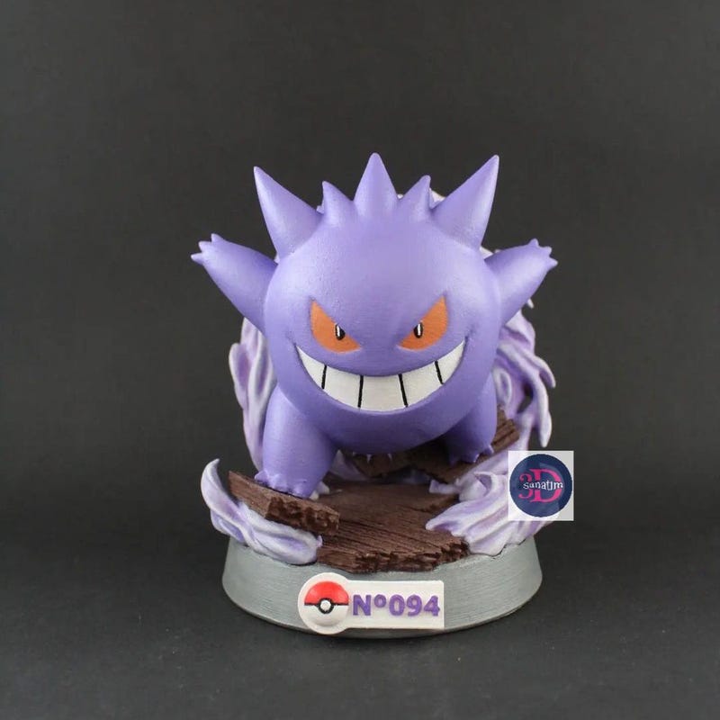Gengar Statue - Etsy