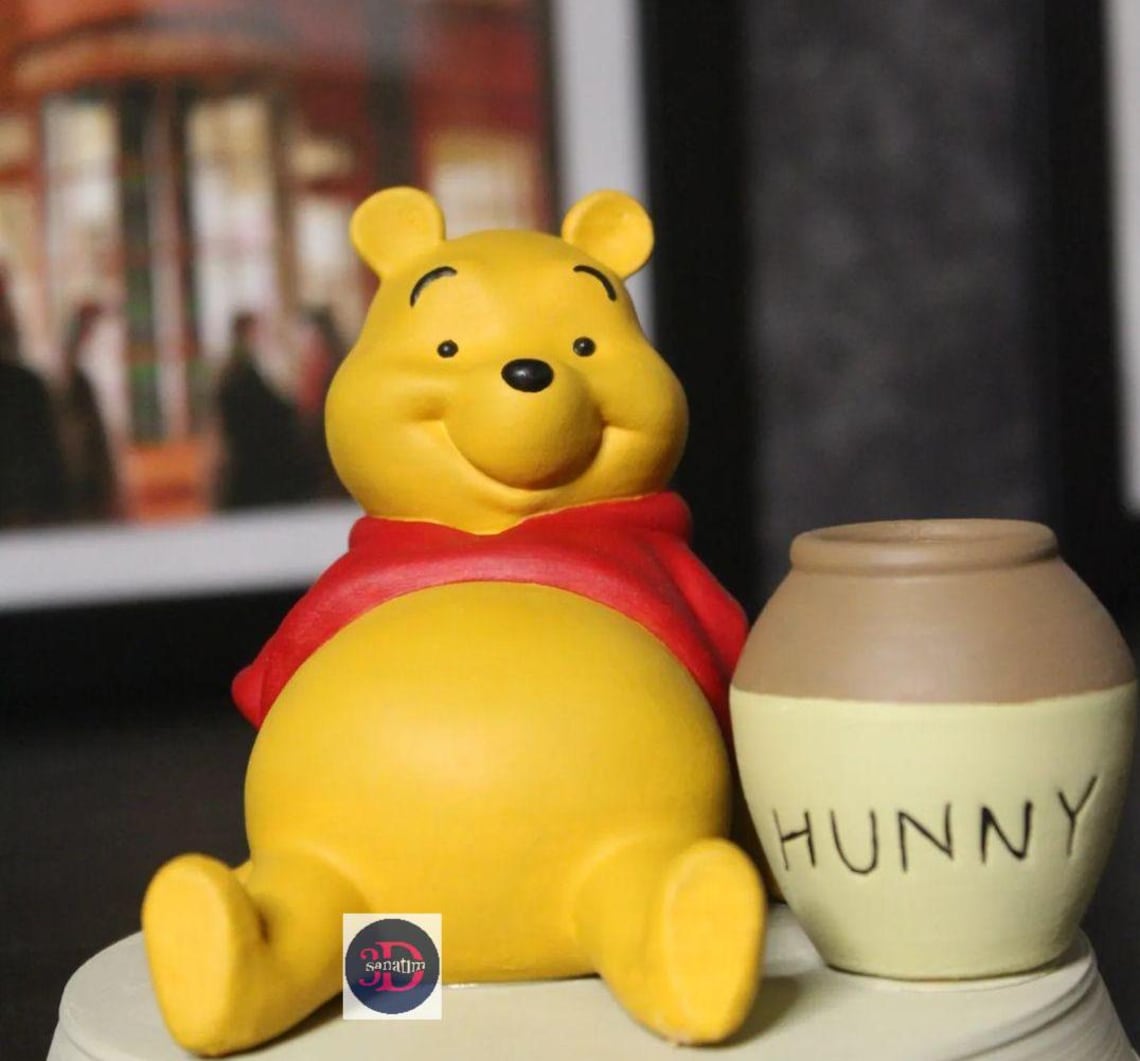 Winnie the Pooh Character 3D STL, Winnie the Pooh 3D STL File, 3D ...