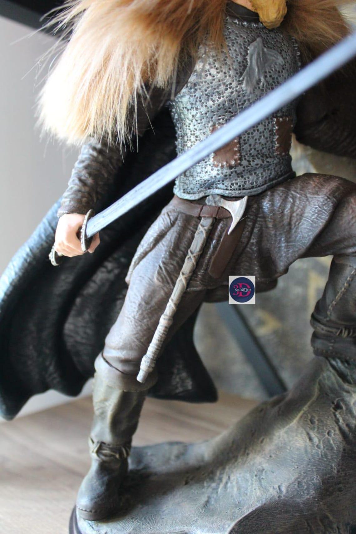 Valhalla Ragnar Lothbrok 3D STL File, Valhalla Ragnar Figure Stl ...