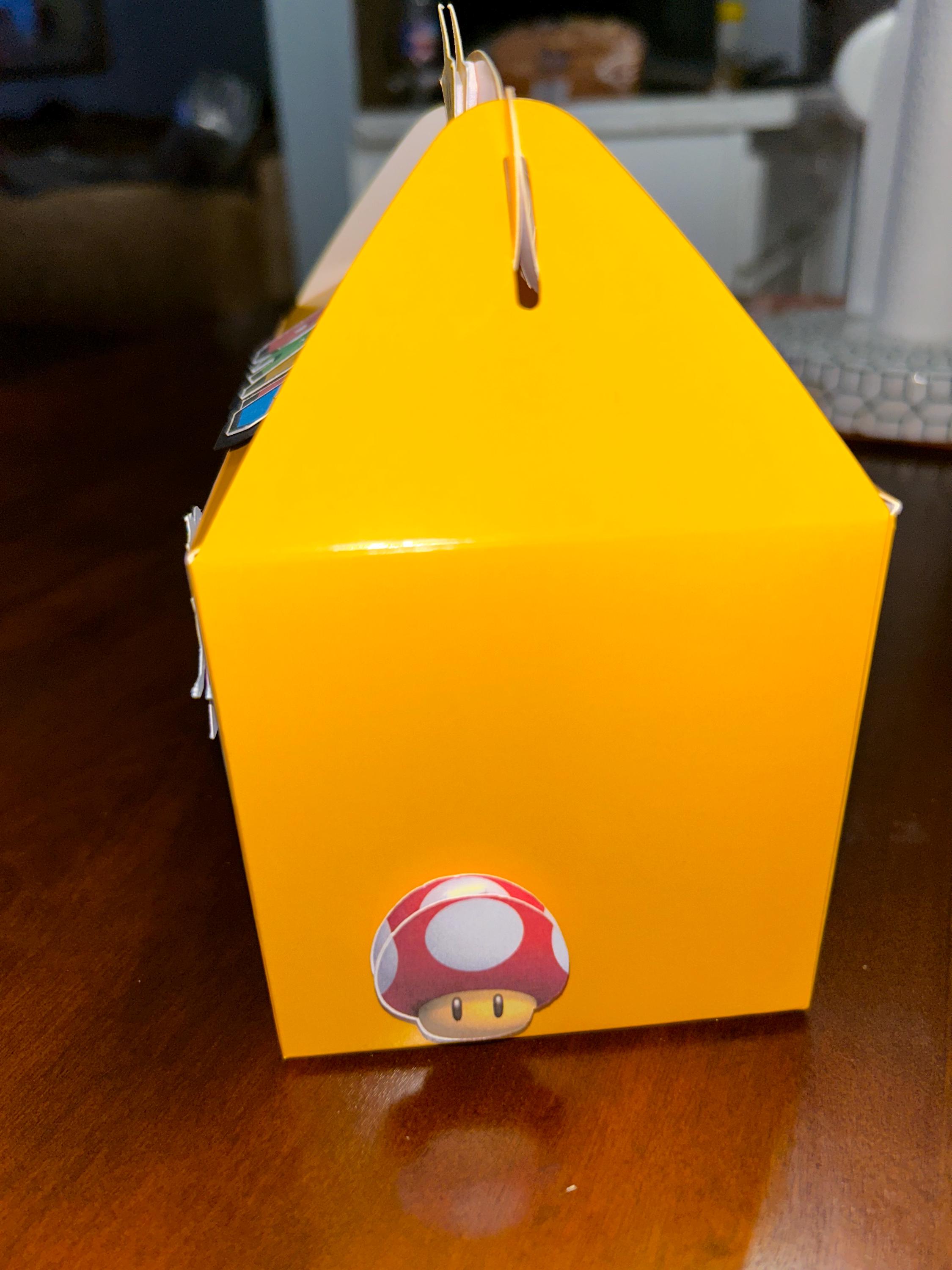 MARIO PARTY Gable Box, Candy Boxes, Mario Bros Birthday Party - Etsy